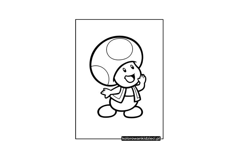 Mario I Wesoły Toad: Grzybowa Kolorowanka (PDF) 2026